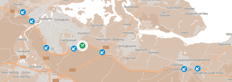 M2 Motorway Services - Off The Junction